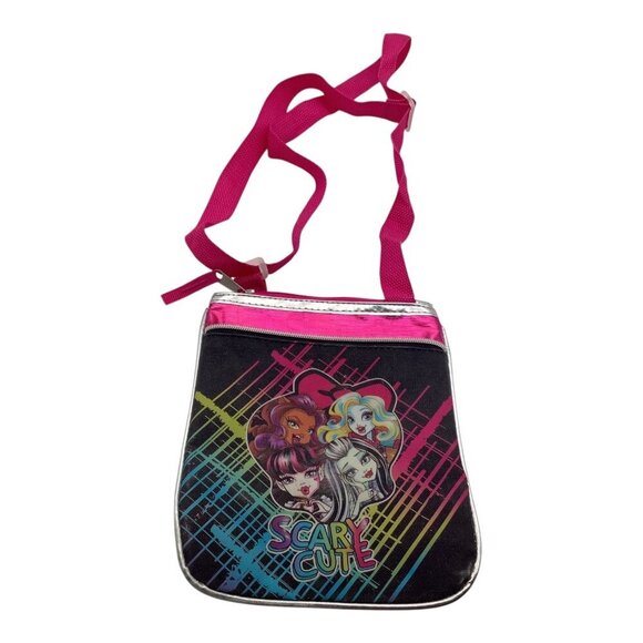 Mattel | Accessories | Vtg Monster High Purse Girls Crossbody Bag Zip ...